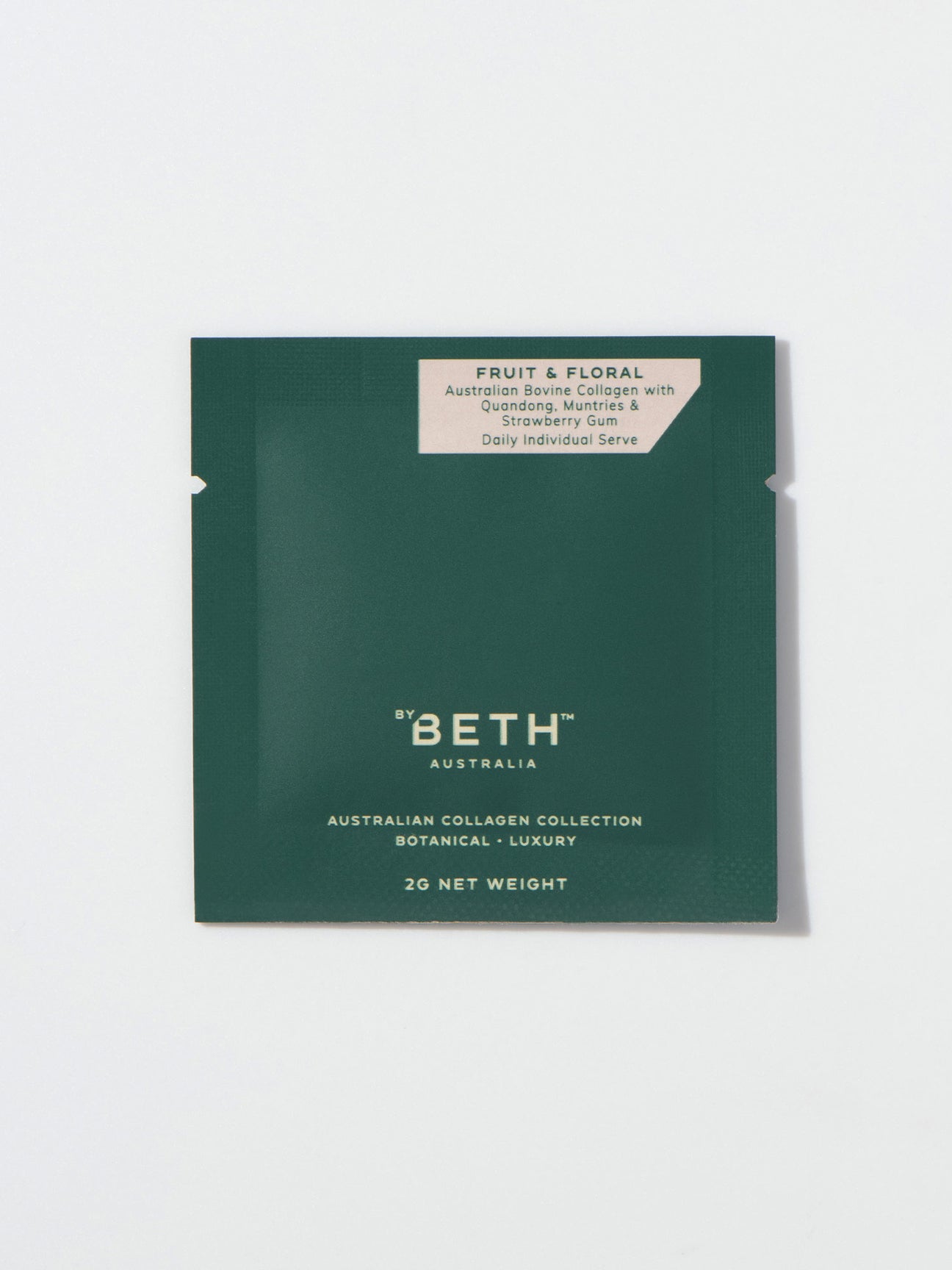 Fruit & Floral Bovine Collagen Powder Sachet Set | By Beth